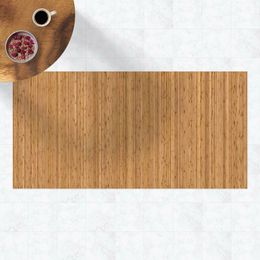 MICASIA Vinyl-Teppich - Bambus - Querformat 1:2 Größe HxB: 40cm x 80cm