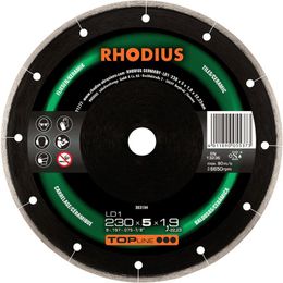 Rhodius LD1, 1 Stück, 180 x 5,0 x 1,9 mm, Diamanttrennscheibe
