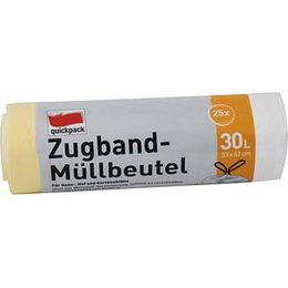 Quickpack Müllbeutel 30,0 l gelb, 25 St.