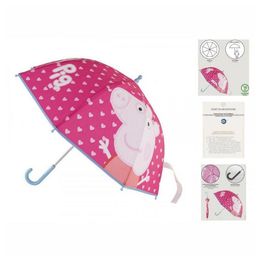 Peppa Pig Taschenregenschirm Regenschirm Peppa Wutz Rosa