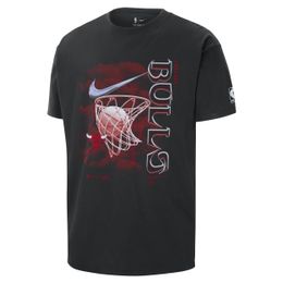 Chicago Bulls Courtside Max90 Nike NBA-T-Shirt für Herren - Schwarz