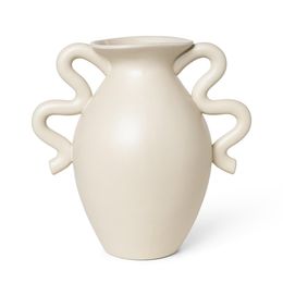 ferm LIVING - Verso Blumenvase, H 27 cm, cream