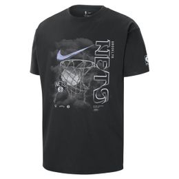 Nike Brooklyn Nets Courtside Max90 NBA-T-Shirt für Herren - Schwarz