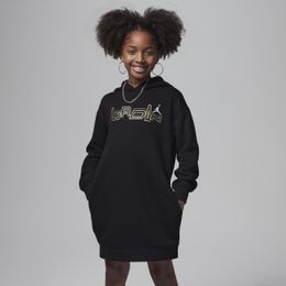 Jordan "Take Flight" Shine Pullover Dress Kleid für ältere Kinder - Schwarz