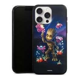 DeinDesign iPhone 15 Pro Max Handy Silikon H&uuml;lle Case schwarz Handyh&uuml;lle Baby Groot Marvel Guardians Of The Galaxy
