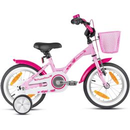 PROMETHEUS BICYCLES Kinderfahrrad Hawk, 1 Gang, rosa