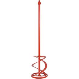 Connex Rührquirl Werkzeugaufnahme / Rührkorb - Geeignet für Estrich, Mörtel & Putze, L: 62 cm, Mischgut bis 40 kg - Für handelsübliche Rührwerke, rot