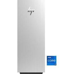 HP TE02-1001ng Gaming-PC (Intel Core i7 13700, NVIDIA® GeForce RTX™ 4070 Ti 12 GB, 32 GB RAM, 1000 GB SSD, 92 mm 2 Heatkit-Nicht-RGB-Luftkühlung), silberfarben