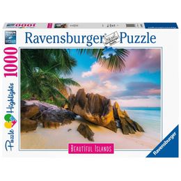 Ravensburger Puzzle Seychellen, 1000 Puzzleteile, Made in Germany, FSC® - schützt Wald - weltweit, bunt