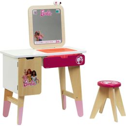 klein Schminktisch Barbie Vloggerstudio, aus Holz, rosa