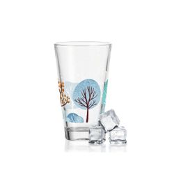 GRAVURZEILE Glas Wasserglas mit UV-Druck