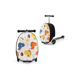 Costway Kinderkoffer Scooter