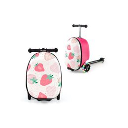 Costway Kinderkoffer Scooter