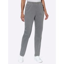 WITT Damen Schlupfjeans in Stretch-Qualit&auml;t, grey denim, Gr&ouml;&szlig;e 48