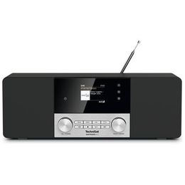 Technisat DIGITRADIO 4 C - Stereo Digital-Radio (Farbdisplay, Bluetooth, 3,5mm Klinke, AUX, Radiowecker) schwarz