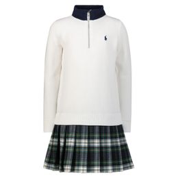 Polo Ralph Lauren Kinder Wei&szlig; Kleid f&uuml;r M&auml;dchen