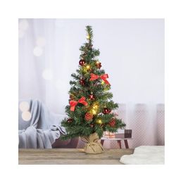 Bambelaa! Künstlicher Weihnachtsbaum Künstlicher Weihnachtsbaum 75cm Mit Christbaumschmuck LED Beleuchtung