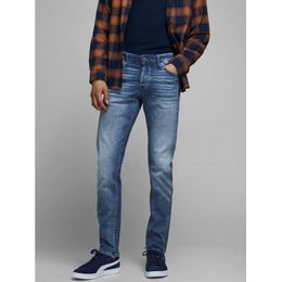 Jack & Jones Jack & Jones Slim-fit-Jeans Slim Fit Jeans Denim Hose JJIGLENN JJICON 5967 in Blau