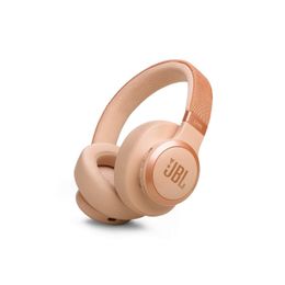 JBL LIVE 770NC mit JBL Signature Sound und Surround Sound wireless Kopfhörer (Adaptive Noise-Cancelling, Multi-Point-Verbindung, Transparenzmodus, Alexa, Google Assistant, Kabelloser Over-Ear-Kopfhörer mit True Adaptive Noise Cancelling), beige|braun