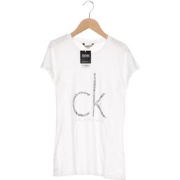 Calvin Klein Jeans Damen T-Shirt, weiß