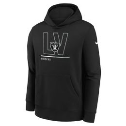 Nike Las Vegas Raiders City Code Hoodie für ältere Kinder - Schwarz