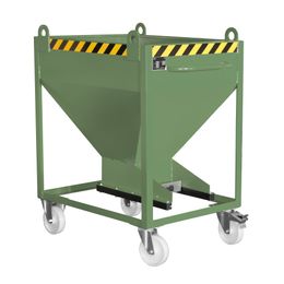 Bauer S&uuml;dlohn Silobeh&auml;lter SR-D 375; lackiert; Resedagr&uuml;n