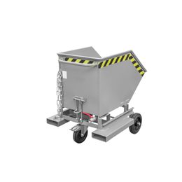 Bauer S&uuml;dlohn Sp&auml;ne-Kastenwagen SKW-ET 250; lackiert; Mausgrau