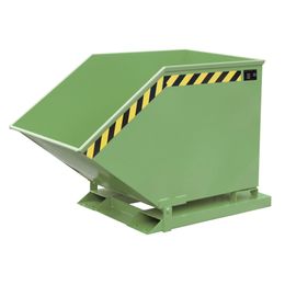 Bauer S&uuml;dlohn Sp&auml;ne-Kippmulde SKK 600; lackiert; Resedagr&uuml;n