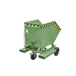 Bauer S&uuml;dlohn Sp&auml;ne-Kastenwagen SKW-ET 250; lackiert; Resedagr&uuml;n