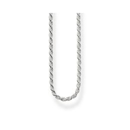 Thomas Sabo Kette ohne Anhänger KE1349-001-12 Kordelkette Damen Sterling-Silber 80 cm