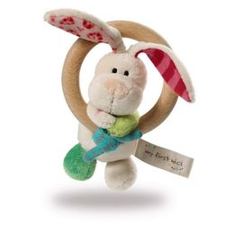 Nici Plüschfigur Nici 37433 Holzgreifring Hase Tilli mit Glocke