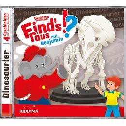 KIDDINX Hörspiel-CD Benjamin Blümchen Finds raus: Dinosaurier