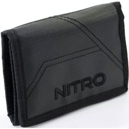 Nitro Geldbörse Wallet, Geldbeutel, Wallet, Portmonaie, Etui für Scheine und Münzen, schwarz