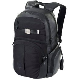 Nitro Schulrucksack Hero, Alltagsrucksack, Großer Freizeitrucksack, Schule, Arbeit und Reise, schwarz