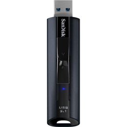 Sandisk Cruzer Extreme Pro 128GB, USB 3.1, 420MB/s USB-Stick (USB 3.1, Lesegeschwindigkeit 420 MB/s), schwarz