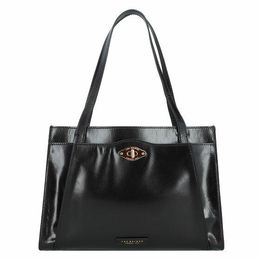 The Bridge Barbara Shopper Tasche Leder 34.5 cm nero