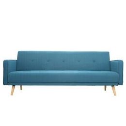 Miliboo Sofa verstellbar 3 Plätze skandinavisches Design Blaugrün ULLA