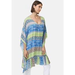 PM SELECTED Damen Stilvolle Tunika Bluse mit Ornament Print in Einheitsgr&ouml;&szlig;e PM58