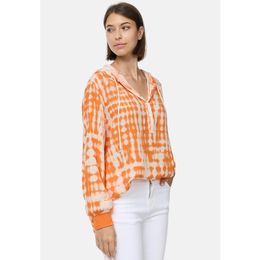 PM SELECTED Damen Freche Batik Hoodie Bluse mit Kapuze in Einheitsgr&ouml;&szlig;e PM63