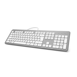 Hama Tastatur "KC-700", Silber/Weiß