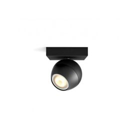 Single led spotlight buckram 5w 2200-6500k ip20 schwarz 5047130p6 - PHILIPS Hue