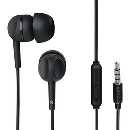 Thomson EAR3005BK Kopfhörer, In-Ear, Mikrofon, Schwarz