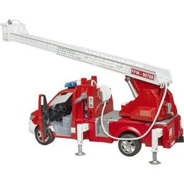 Bruder 02673 MB Sprinter Feuerwehr mit Drehleiter, Pumpe und Light + Sound Mod