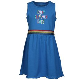 Blue Seven - Kleid ENJOY SUMMER mit Glitzerbund in blau, Gr.92