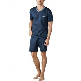 Mey Pyjama Anzug kurz, yacht blue