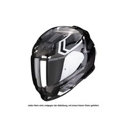 Scorpion Exo Motorradhelm Exo-491 Spin schwarz-weiß