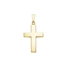 Luigi Merano Kreuzanhänger Kreuz, Gold 585, goldfarben
