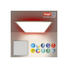 Näve näve Smarte LED-Leuchte Smart Home LED Backlight Panel, Memoryfunktion, LED fest integriert, Farbwechsler, Hintergrund: RGB-Stripe; Nachtlicht-/Memoryfunktion; CCT; App; Fernb., weiß