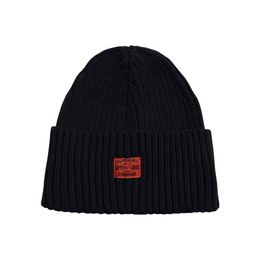 Superdry Beanie WORKWEAR KNITTED BEANIE HAT, schwarz