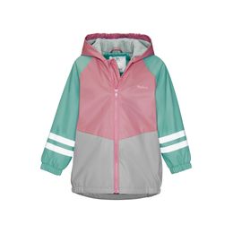 Playshoes Jacke Jungen Gr&ouml;&szlig;e 80 grau / jade / rosa / wei&szlig;